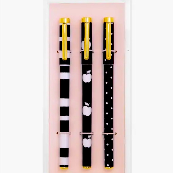 kate spade | Office | New Kate Spade Pen Set W Acrylic Tray | Poshmark